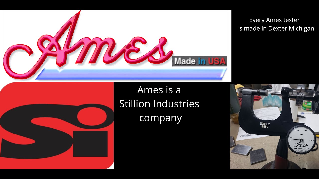 Ames hardness tester introduction - YouTube