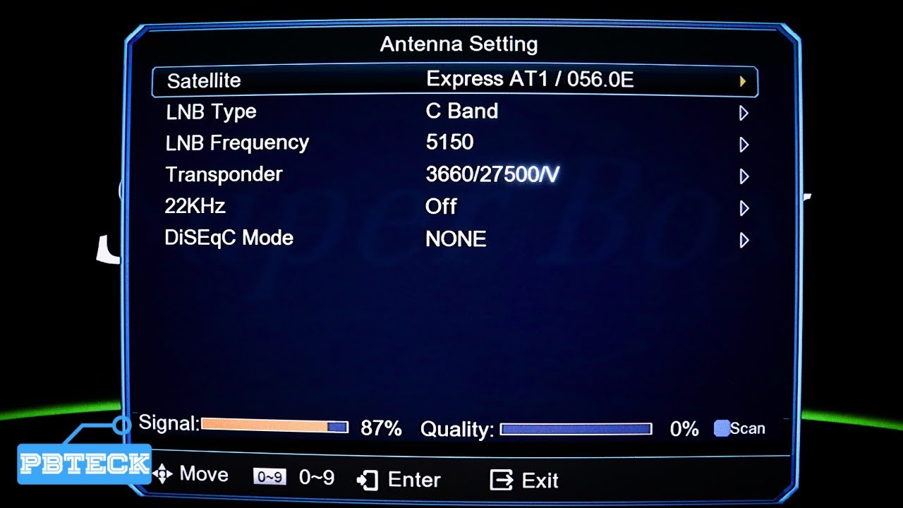 💎 How To Check The Signal Strength And Signal Quality On SuperBox ...
