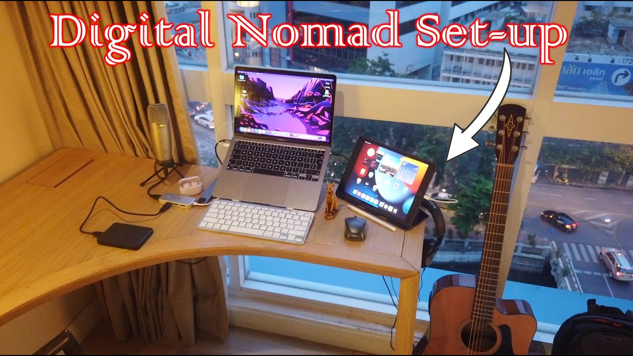 Digital Nomad Set-up in Thailand (Hotel Working) - YouTube