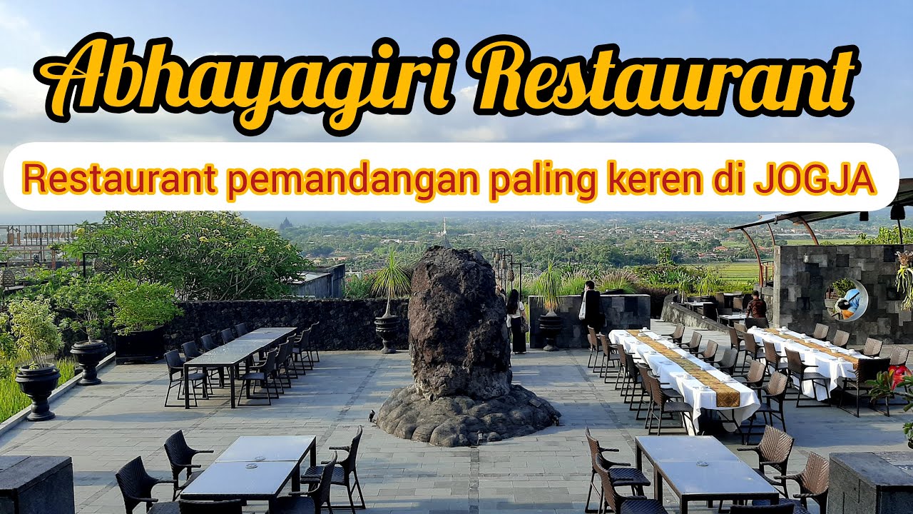 Abhayagiri Restaurant di Jogja! Pemandangan Candi Prambanan dan Gunung ...