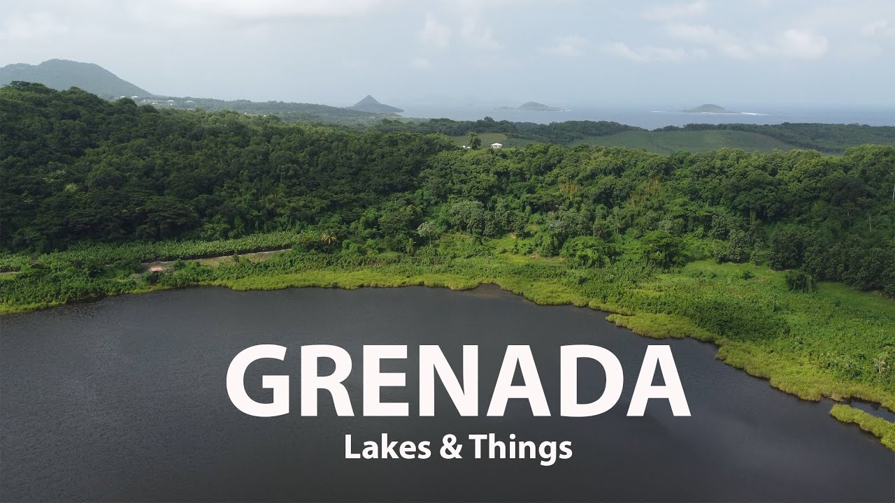 Aerial Drone of Grenada Lakes and Lagoons - YouTube