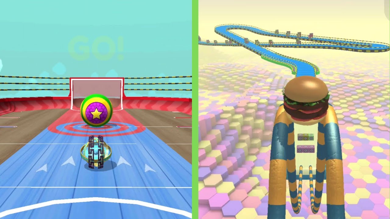 GOING BALLS Game Ball Levels vs ACTION BALLS - All Levels Gameplay ...