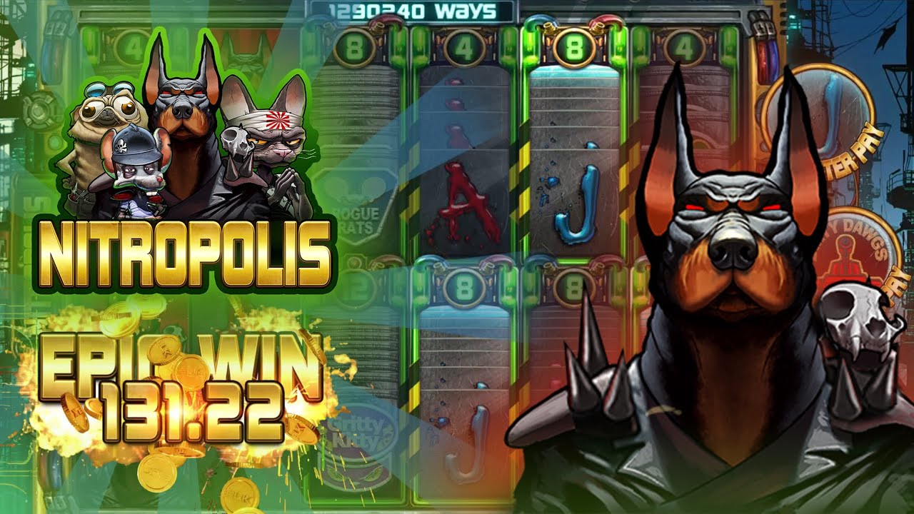 Nitropolis Slot by ELK Studios / Bonus Mode Play / Bonus Retrigger ...