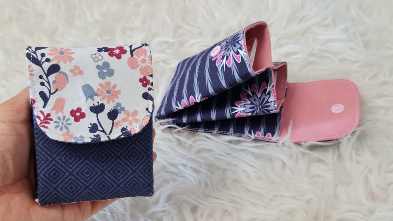 Card Holder DIY | How to sew a card holder | Karten Etui nähen - YouTube