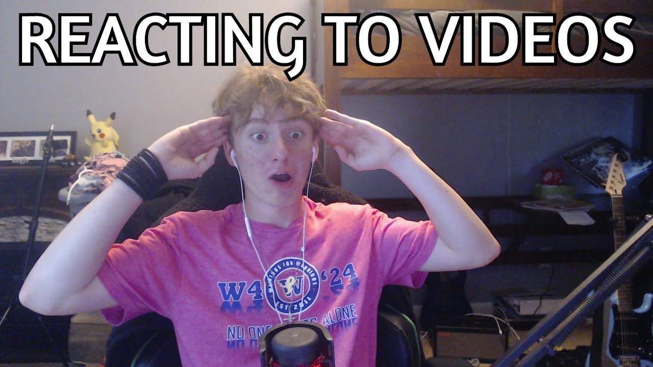 reacting to videos - YouTube
