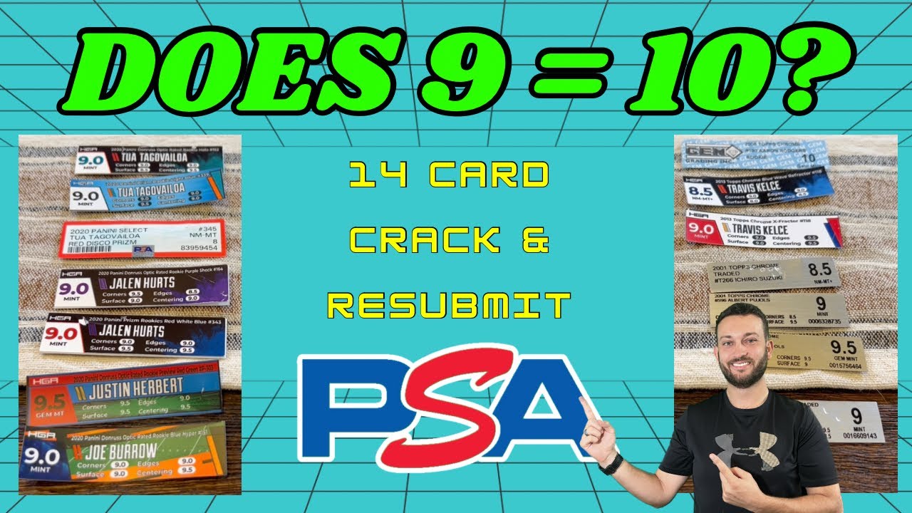 We Cracked 14 Mint Slabs and Resubmitted to PSA! Does a 9 = a PSA 10 ...
