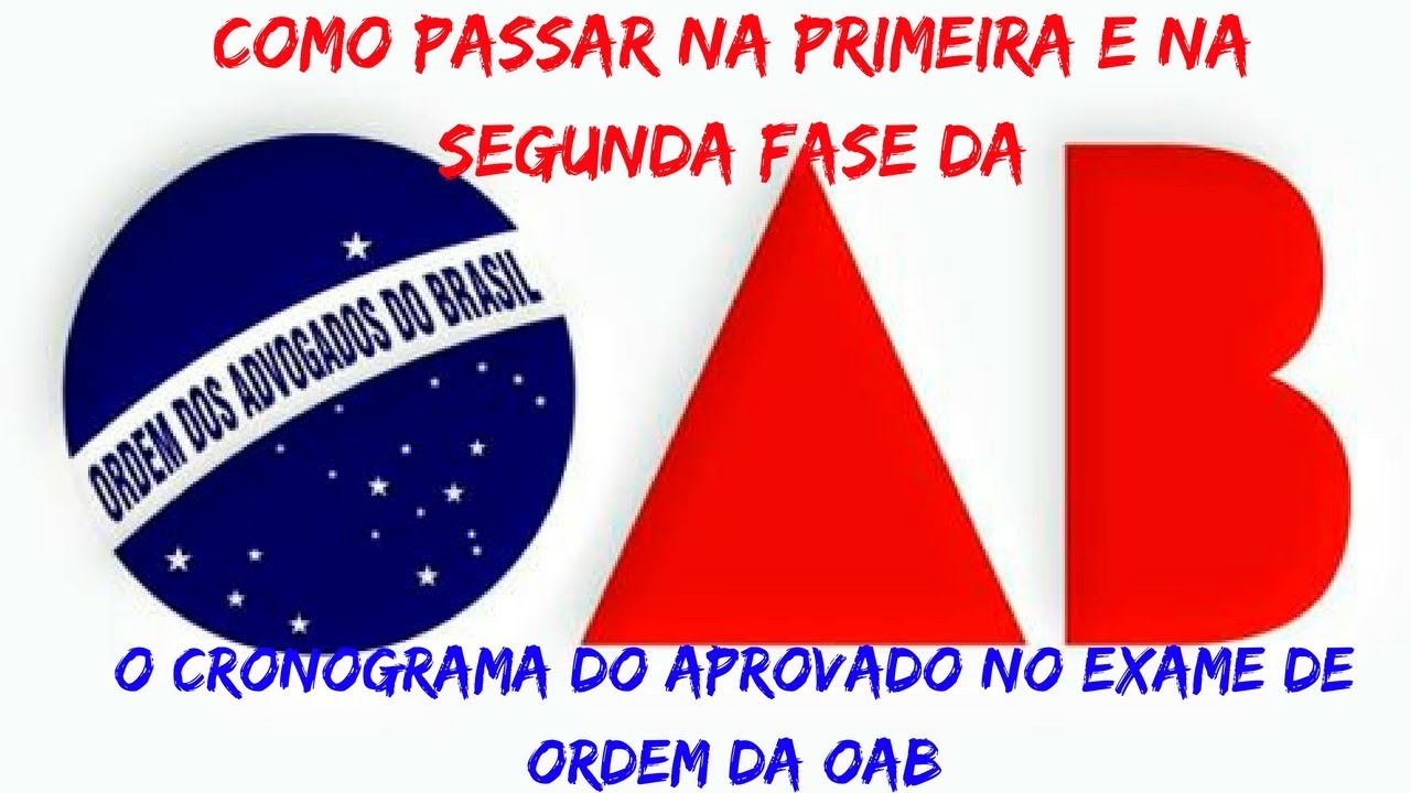 OAB Como Passar na Primeira e na Segunda Fase da OAB? - YouTube