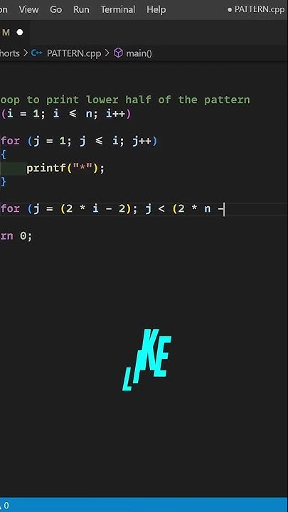 PATTERN-49||Hollow Diamond pattern in C++ programming|| Tutorial for ...
