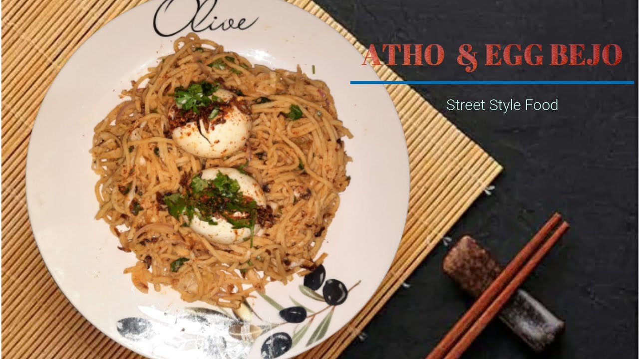 Atho & Egg Bejo (street style recipe) அத்தோ & முட்டை பேஜோ How to make ...
