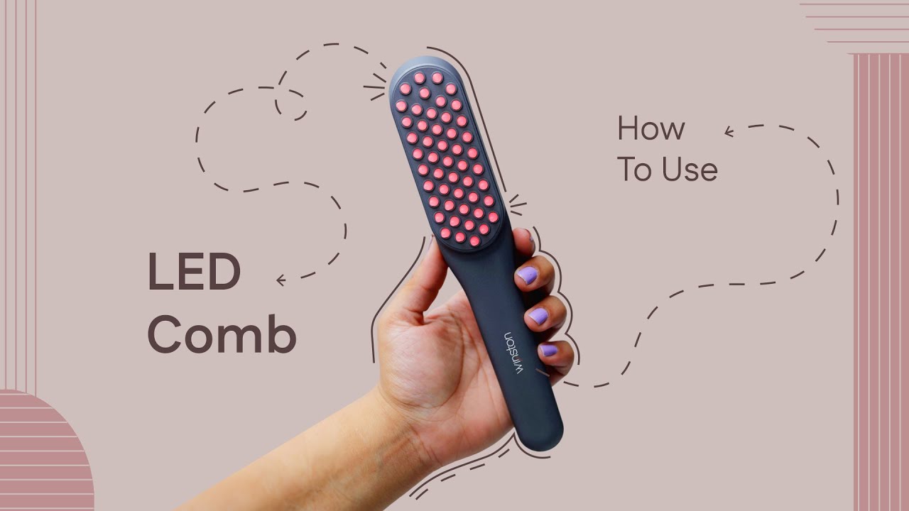 WINSTON LED COMB |How To Use |10x Healthier, Stronger & Longer Hair ...
