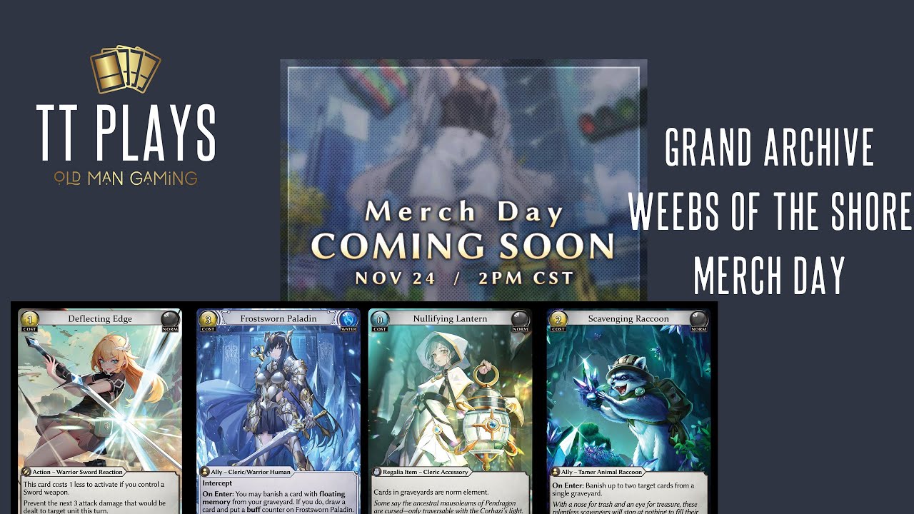 Grand Archive Black Friday Merch Day November 24, 2023 to November 25 ...