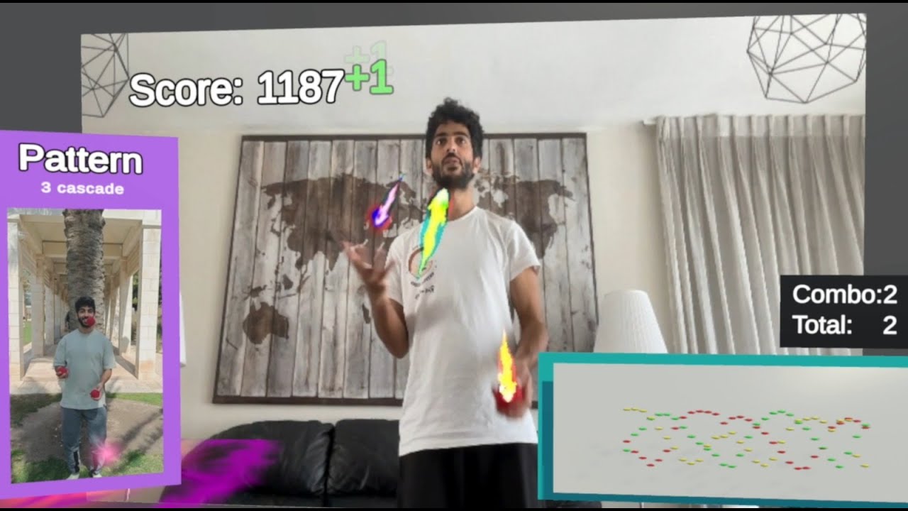 Interactive juggling Game - Trailer - YouTube