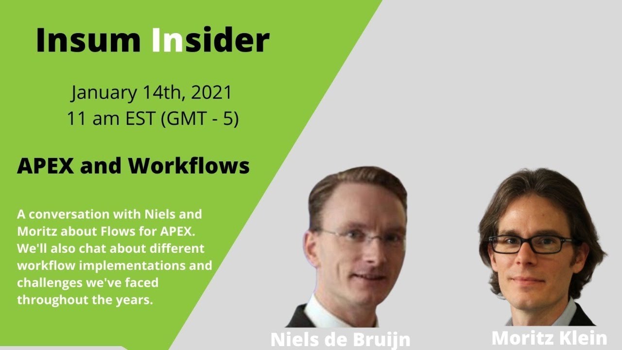 Insum Insider: Flows for APEX - YouTube
