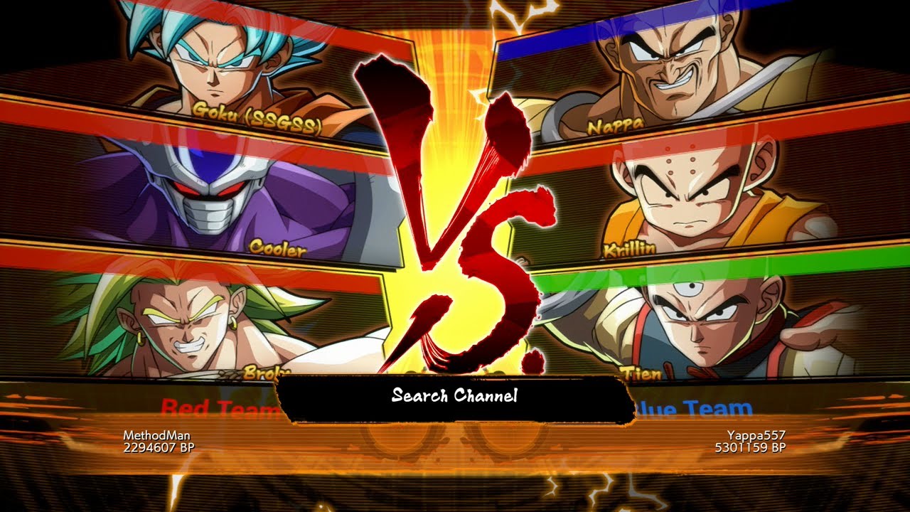 [DBFZ] MethodMan (SSG Goku, Cooler, Broly) vs. Yappa557 (Nappa, Krillin ...