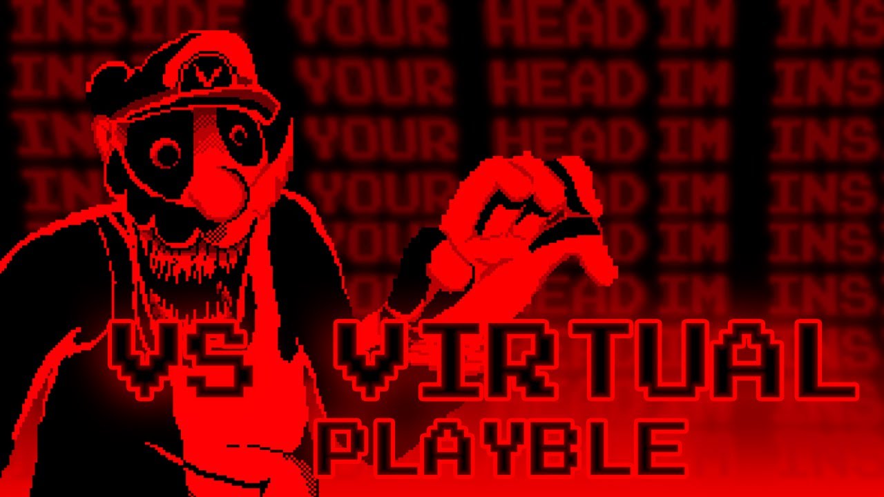 Vs Mr.virtual fnf mod || playble animation? - YouTube