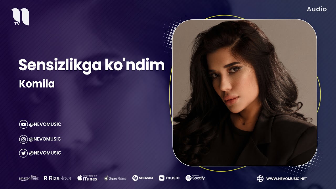 Komila - Sensizlikga ko'ndim (audio 2023) - YouTube