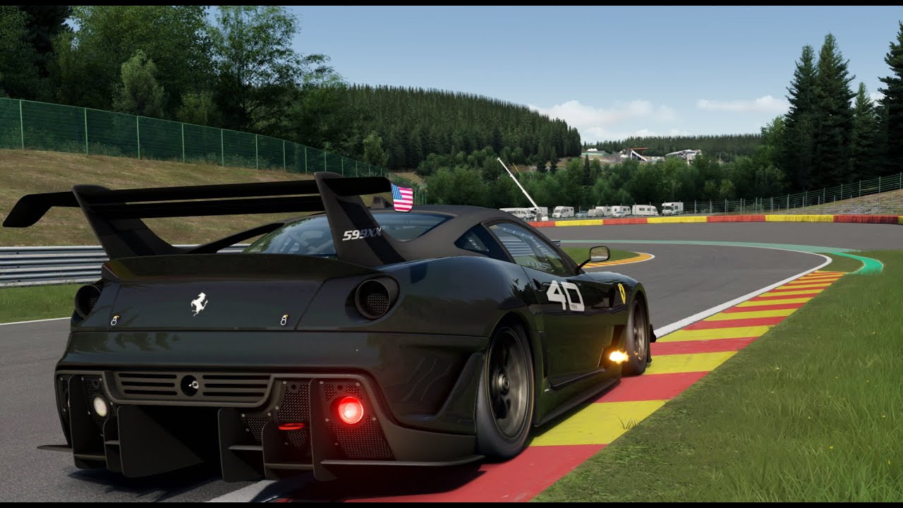 Ferrari 599XX Evo - Spa World Record 2:14:319 - Assetto Corsa - YouTube