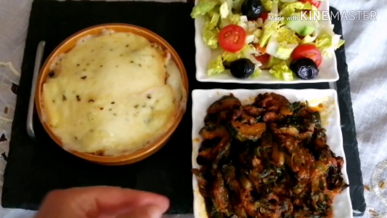 Gratin poulet et pomme de terre frites(pasticcio) كرتان بالبطاطس ...