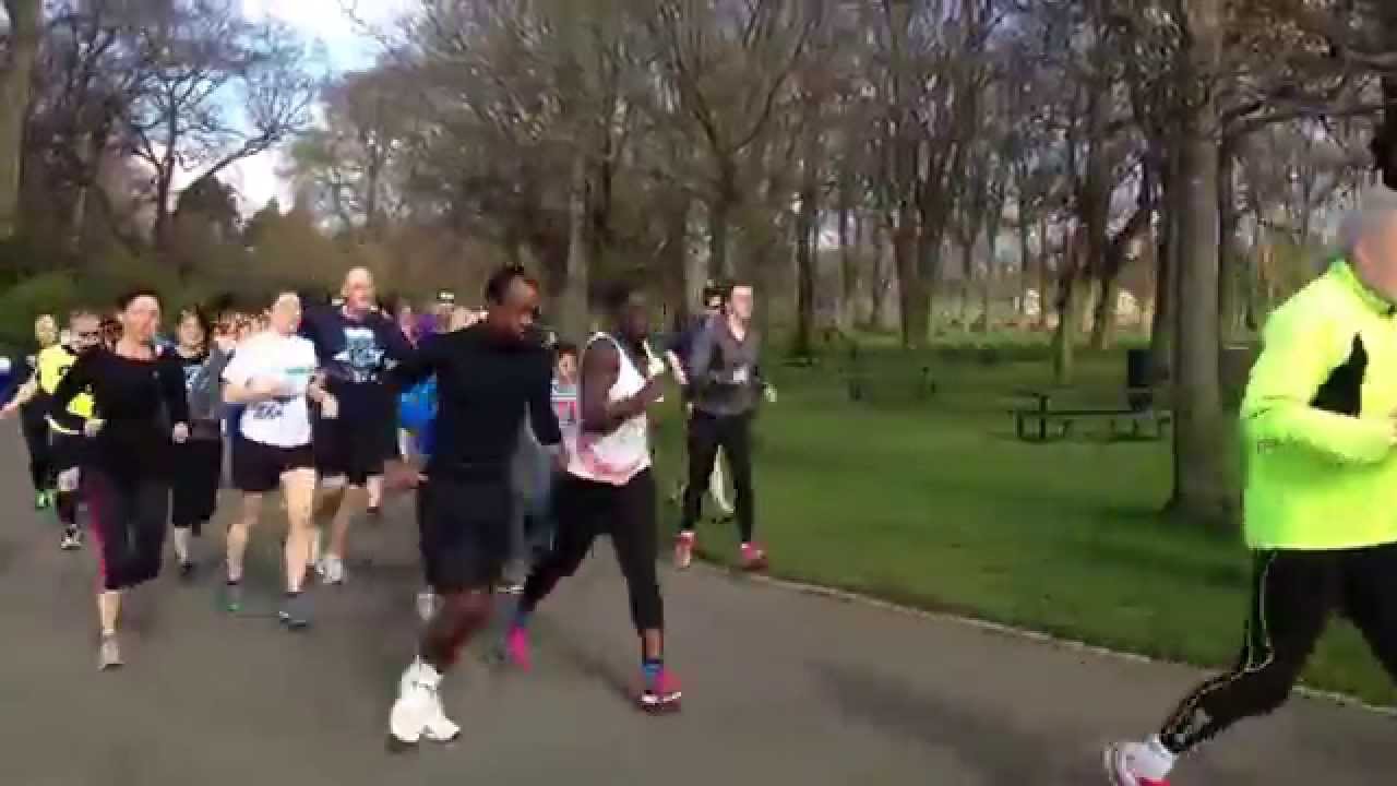 Victoria Park Parkrun, Glasgow, UK, - Saturday 18/04/15 - YouTube