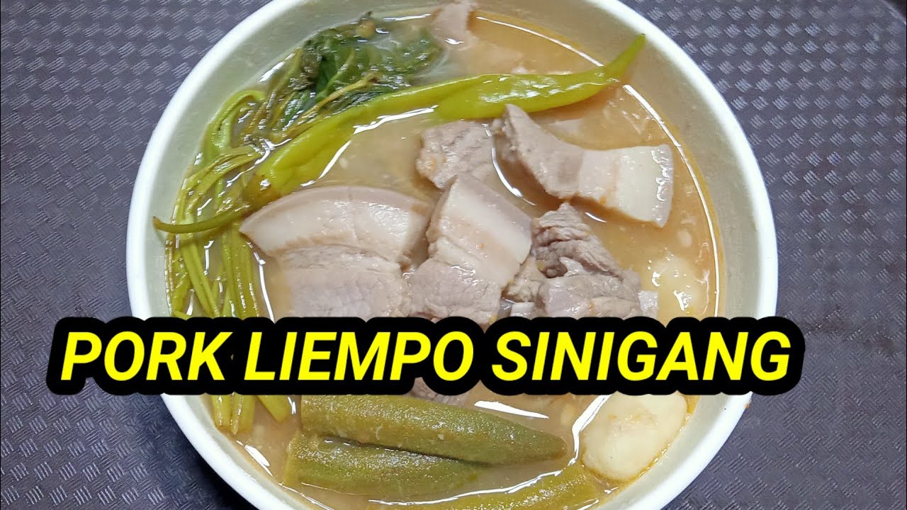 PORK LIEMPO SINIGANG l COOK & EAT. @Robert RJ Juno - YouTube