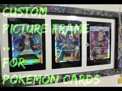 Making a Frame for Pokemon Cards - YouTube