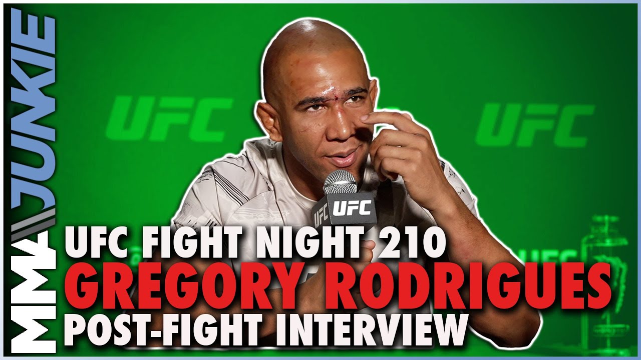 Gregory Rodrigues On Horrific Cut Before TKO: 'I Have 3 Eyebrows' | UFC ...