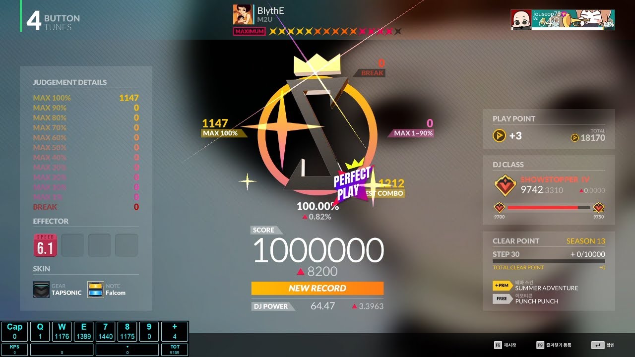 DJMAX | BlythE 4B MX 14 PERFECT PLAY - YouTube