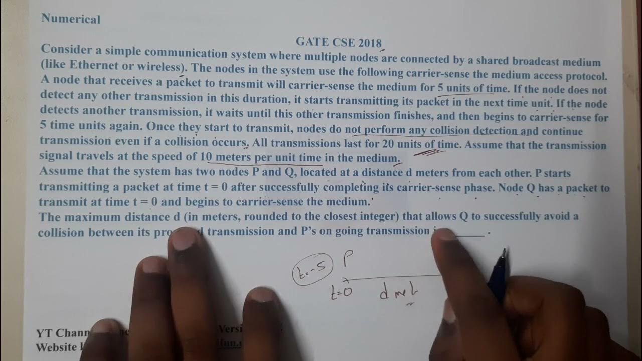 GATE CSE 2018 || Computer Networks || GATE Insights Version: CSE - YouTube