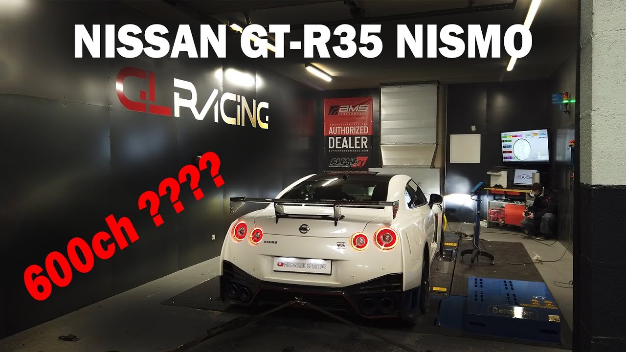 NISSAN GT-R NISMO 2021 Sur BANC 600+/- ??? - GL RACING Dyno test - YouTube
