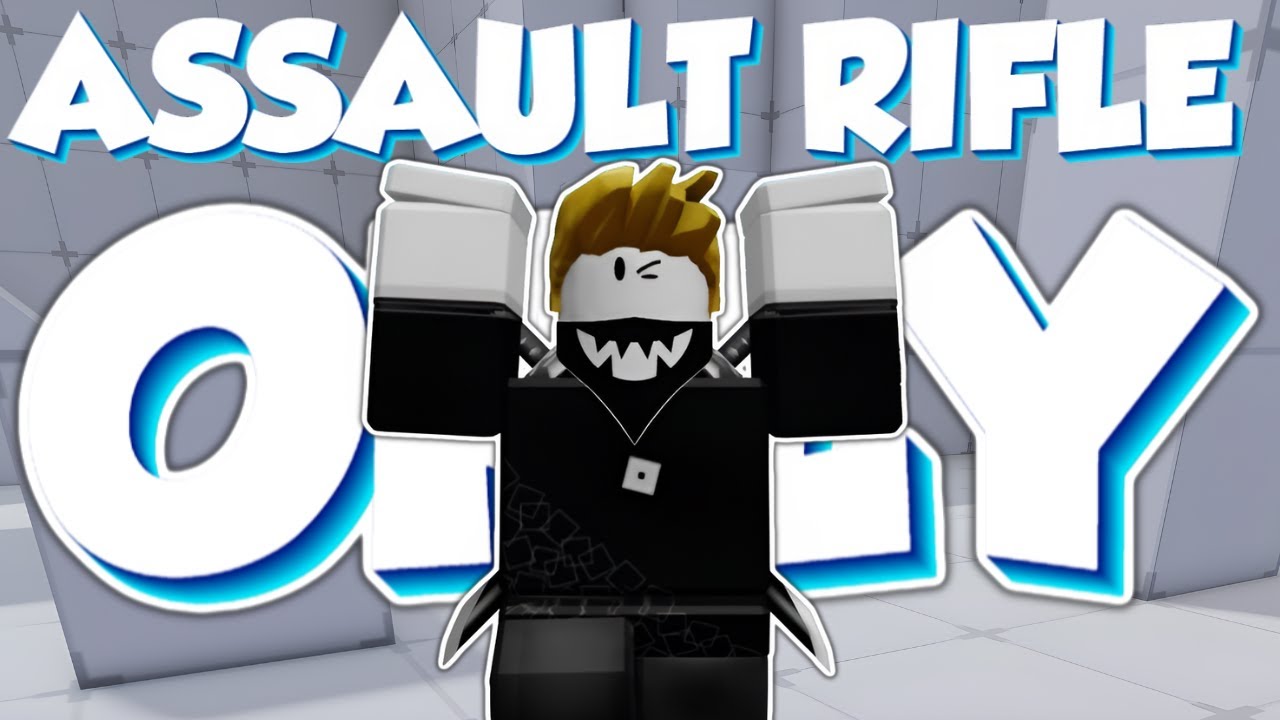 ROBLOX RIVALS but I can only use the ASSAULT RIFLE.. - YouTube