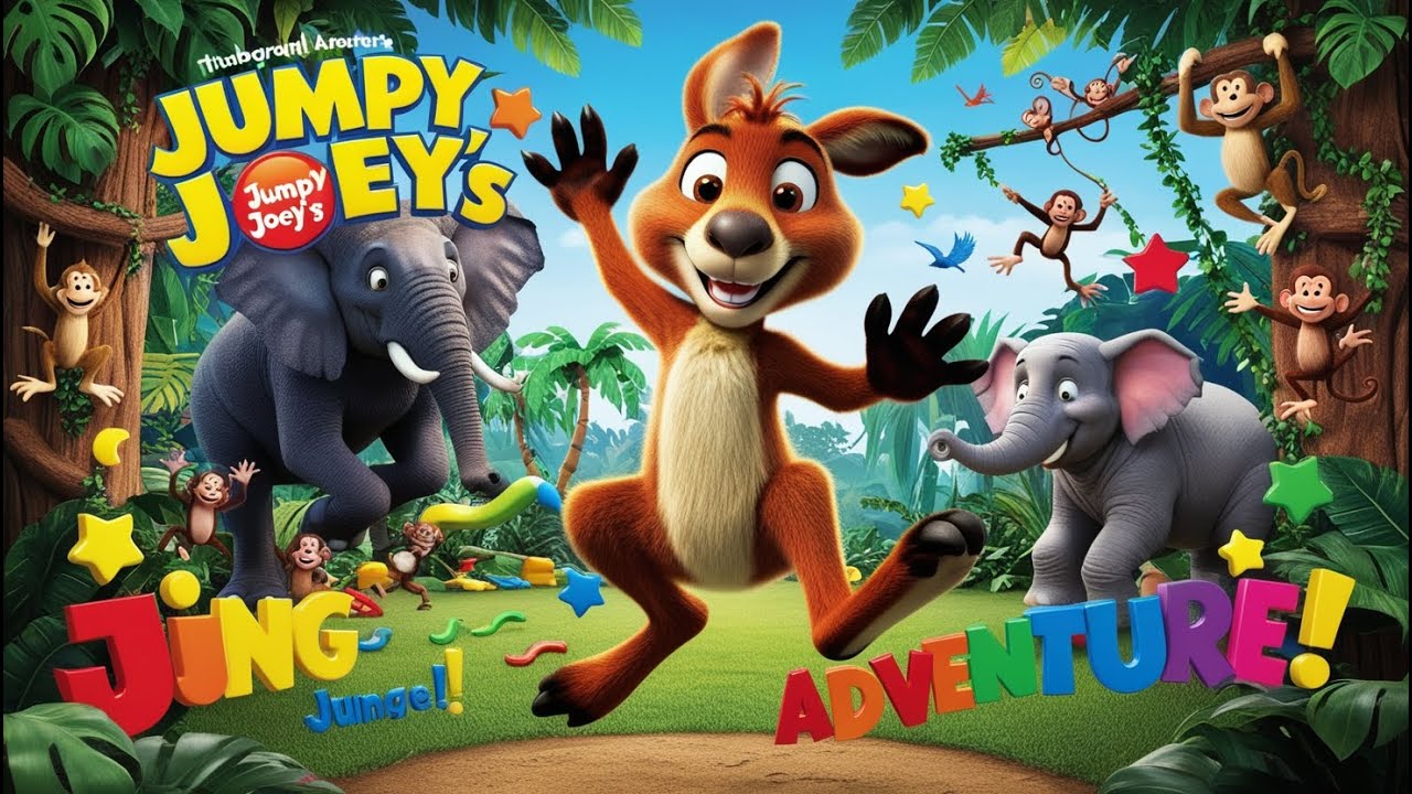 jumping jumping jumping song | animal movement song | animal dance ...