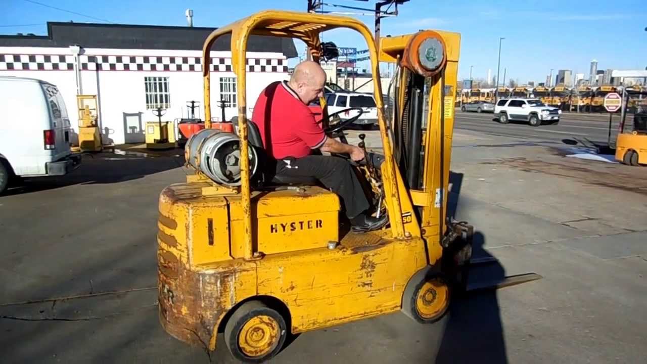 Western Material Handling #D20383C Hyster S50C 5k cushion tire forklift ...