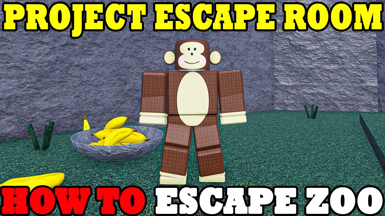 PROJECT: ESCAPE ROOM *How to Escape The Zoo* FULL WALKTHROUGH [Roblox ...