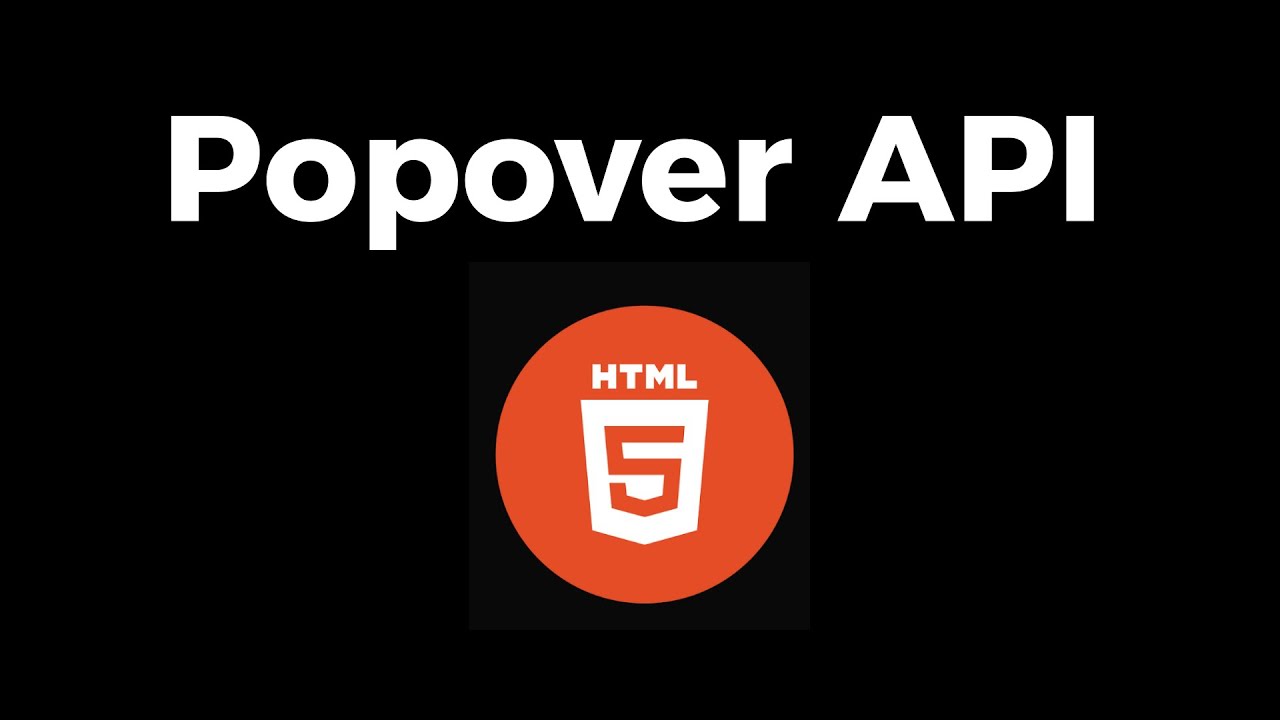La nueva API para crear popovers o modales, te va a facinar. 🤯 - YouTube