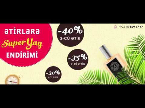 Aromania-dan super yay  ENDİRİMİ - Baku Parfum Shop