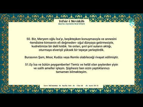 Tefsîr-i Mevâkib 18. Cüz