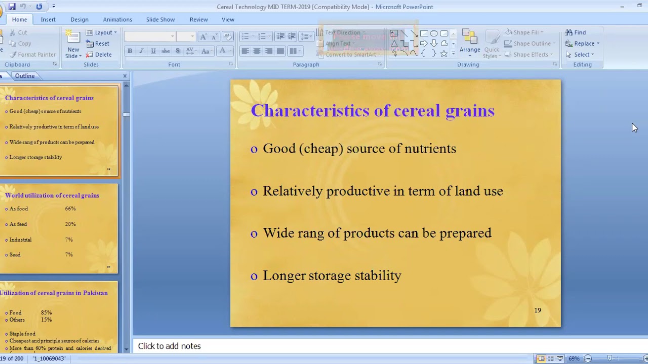 Classification of Cereals - YouTube