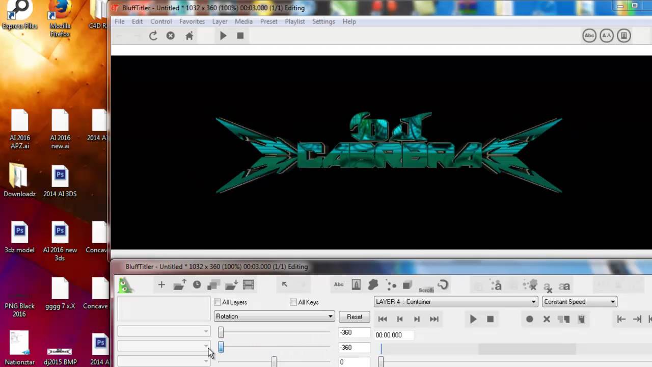 Como ponerle brillo a un logo con textura Environment 2016 - YouTube