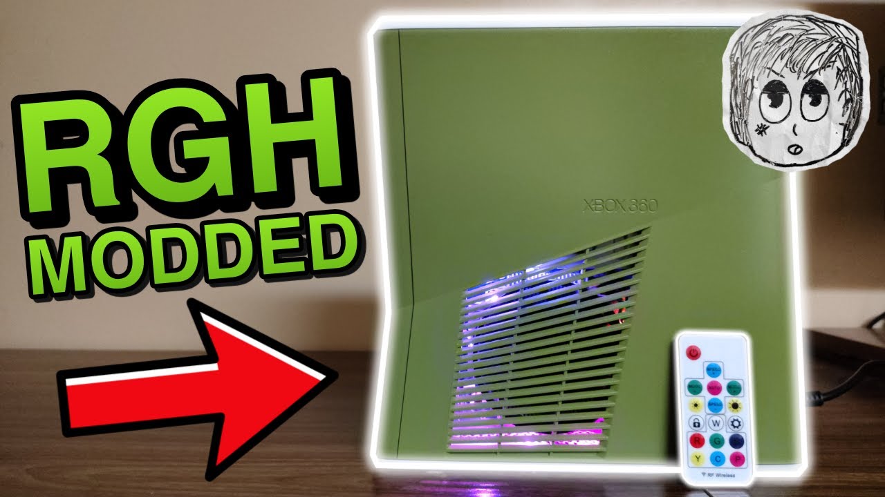 Modding & Customizing an Xbox 360 for a Fan. (Send-In #1) - YouTube