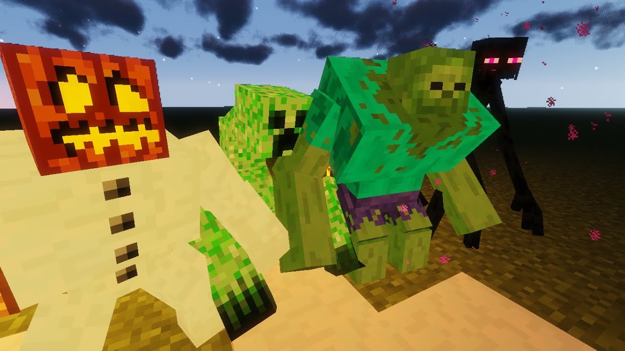 Ghasther Vs. Mutant Monsters in Minecraft - YouTube