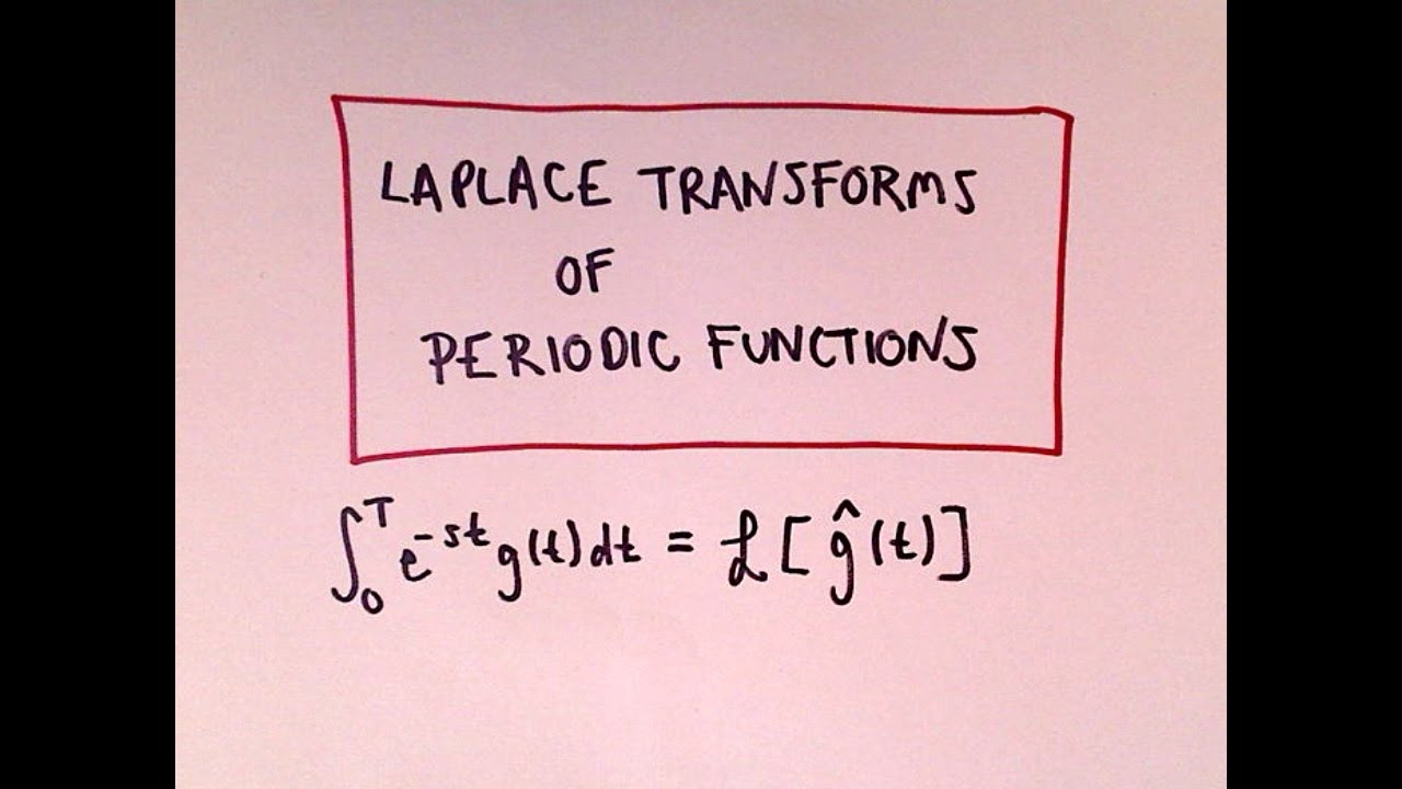 Periodic Functions and Laplace Transforms Part 2 - YouTube