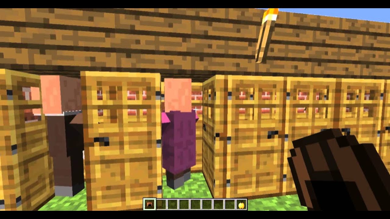 Minecraft (4) - Obchodování | Jak vyléčit vesničana | Množení vesničanů ...