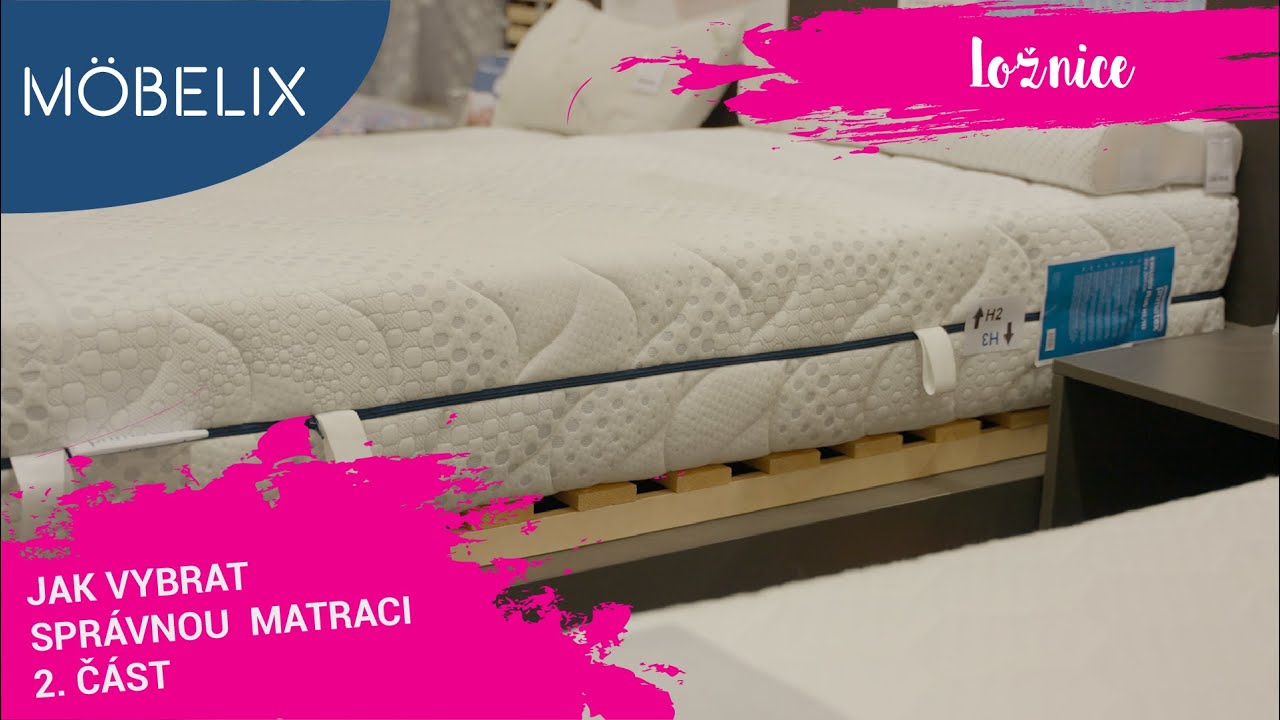 Jak vybrat správnou matraci - 2. část | Mobelix - Ložnice - YouTube