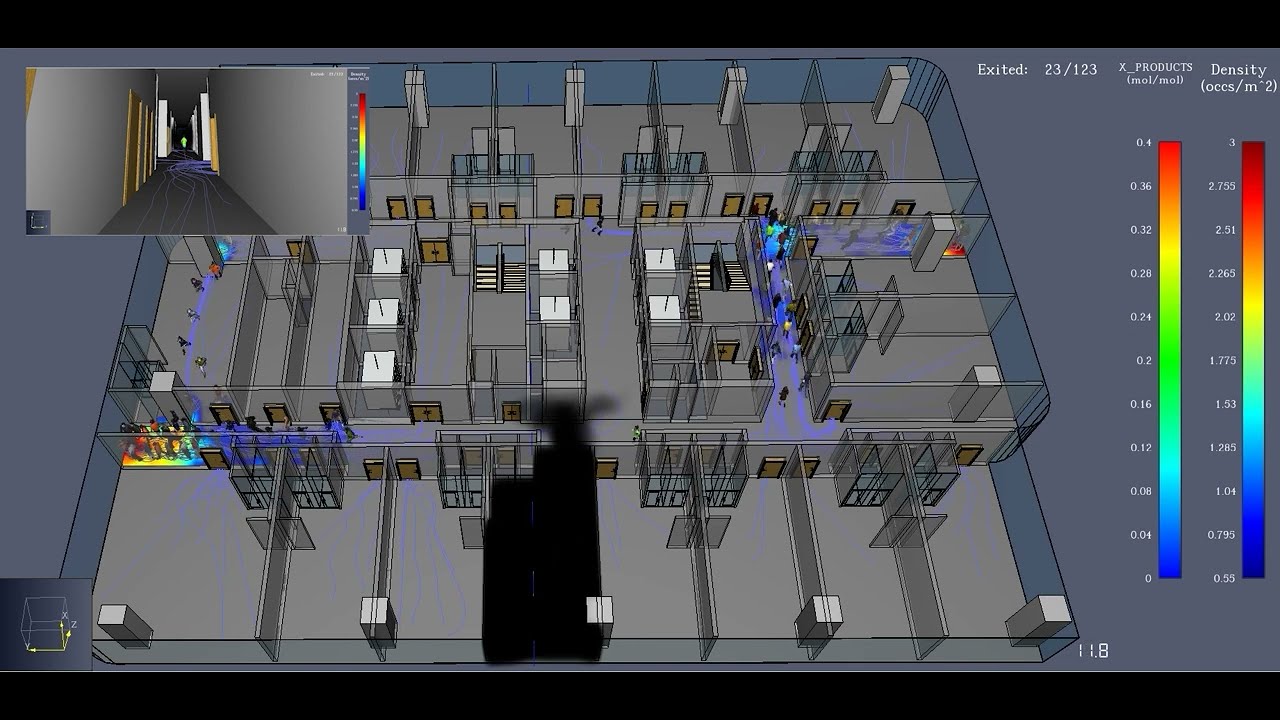 如何未雨绸缪？在突发事件前，应急疏散模拟。Emergency evacuation simulation for emergencies - YouTube