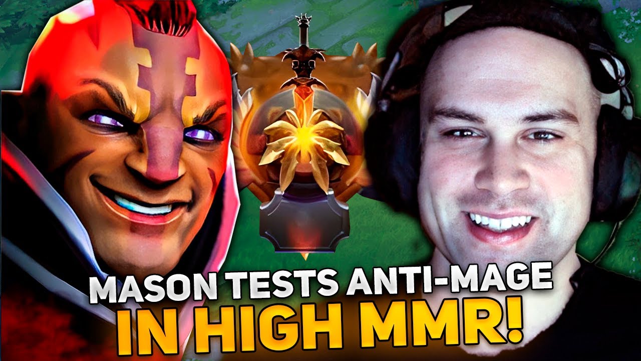 MASON TESTS ANTI-MAGE in HIGH MMR! - YouTube