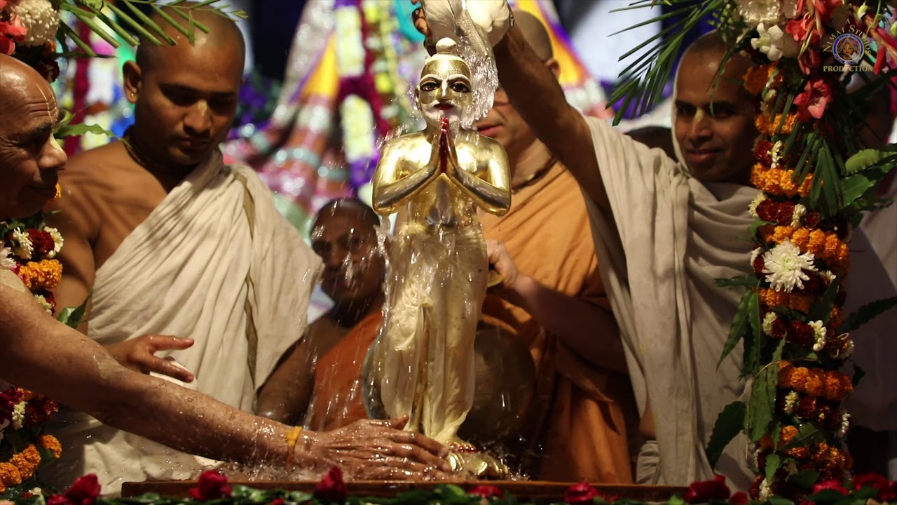 Sri Advaita Acharya's Appearance Day Abhishek at Mayapur in 4K 2019 ...