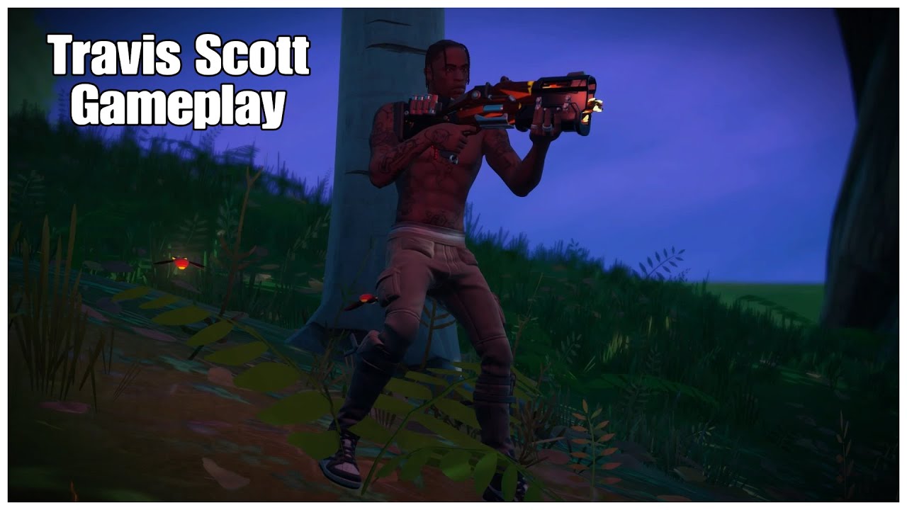 Fortnite Travis Scott Gameplay (Solo) - YouTube