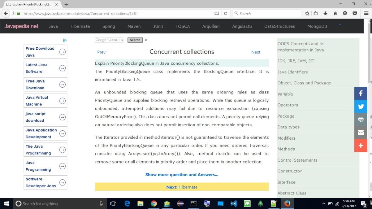 Explain PriorityBlockingQueue in Java concurrency collections ...