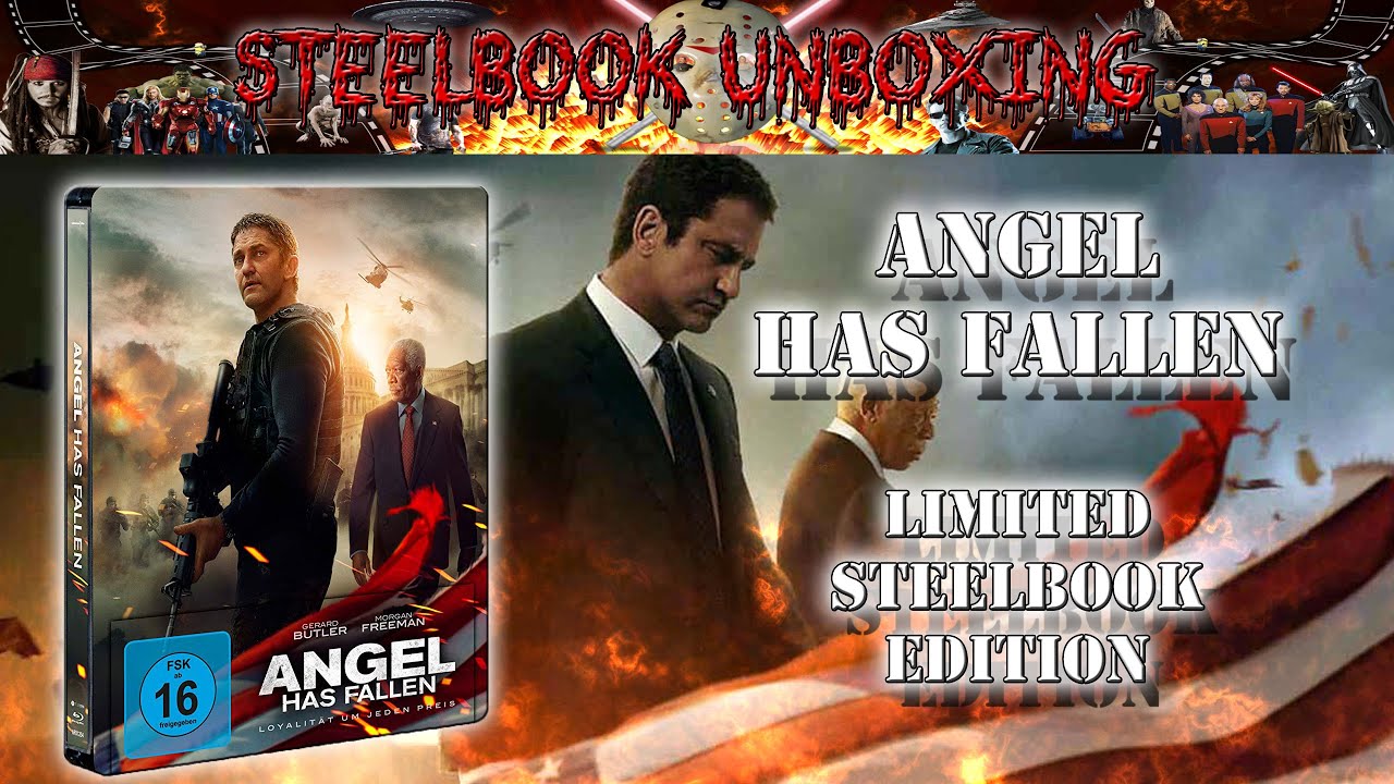 Unboxing - Angel has Fallen - Limited Steelbook Edition - YouTube