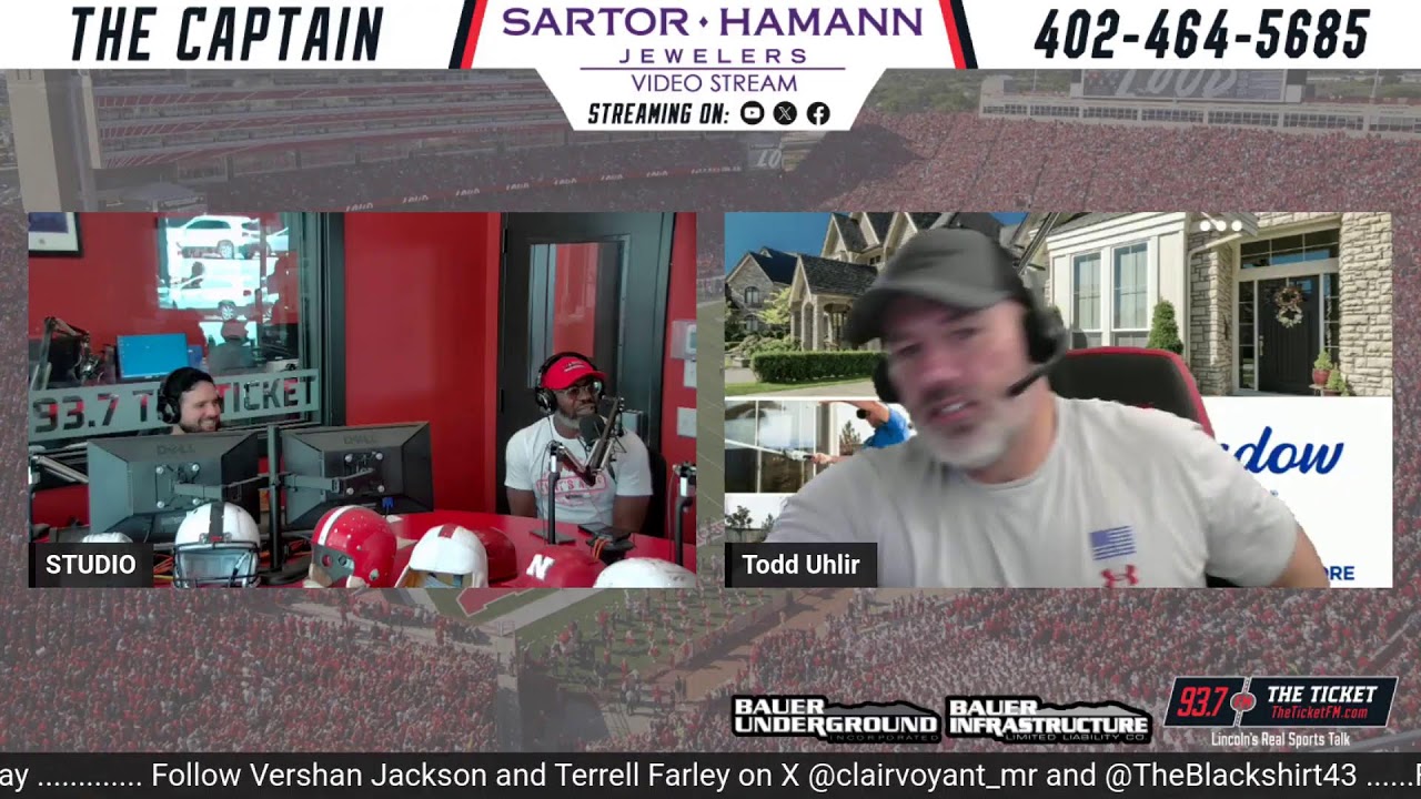 Nebraska Football & More on "The Captain" w Vershan Jackson, Terrell ...